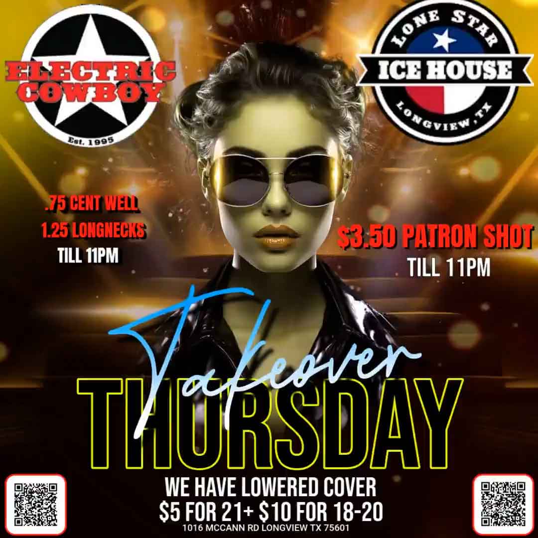 Electric Cowboy Longview - Where Longview Plays At Night!