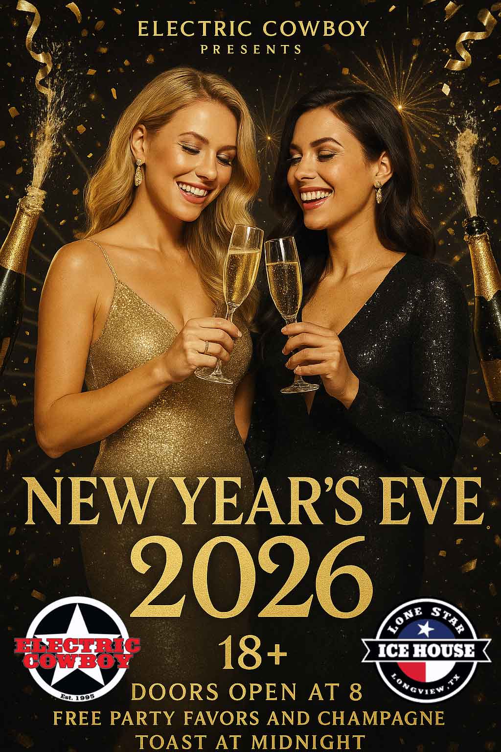 New Year's Eve - Electric Cowboy Longview